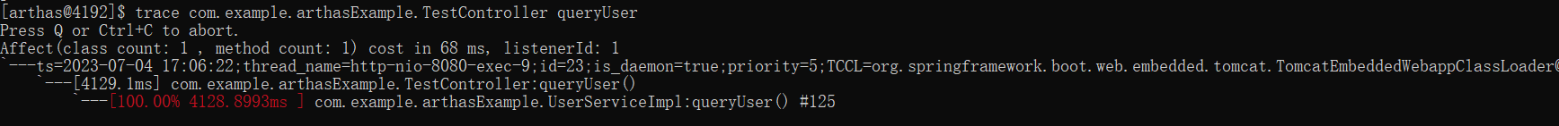 Arthas使用小结_arthas dashboard-CSDN博客