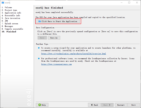 Java packages the swing program into exe and runs it in a jre-free environment - Programmer Sought
