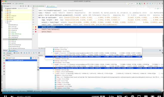 【PyTorch教程】P24 优化器-CSDN博客