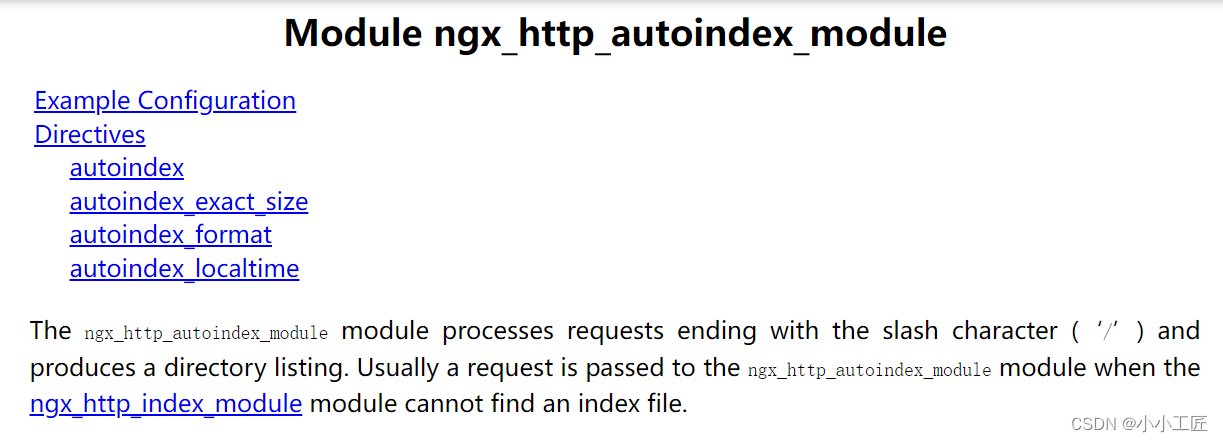 重识nginx 08 使用ngxautoindexmodule实现目录浏览功能nginx Autoindex 目录浏览