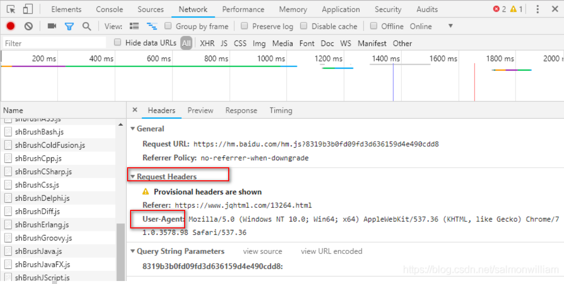 chrome从审查元素中获取User-Agent_检查元素里面怎么看useragent-CSDN博客