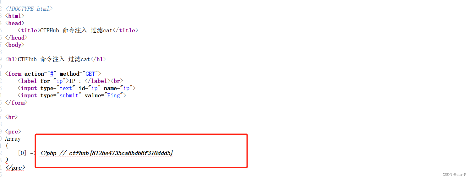 Ctfhub Web Rce 命令注入ctfhub命令注入 Csdn博客