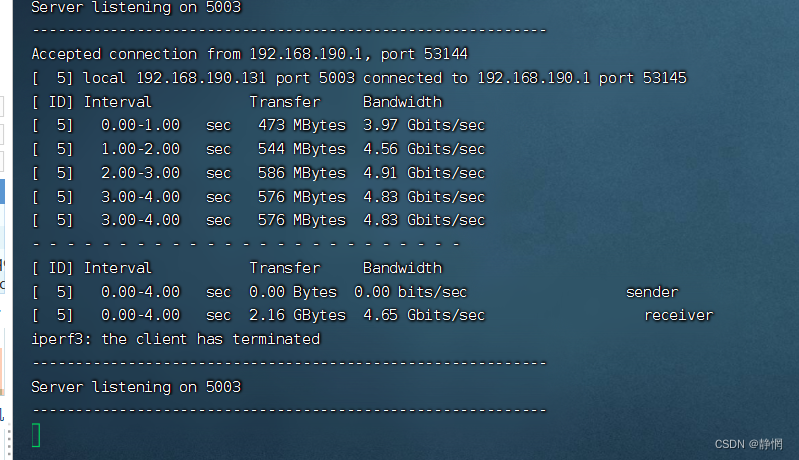 iperf之Windows和Centos7之间通信_iperf centos7.4-CSDN博客