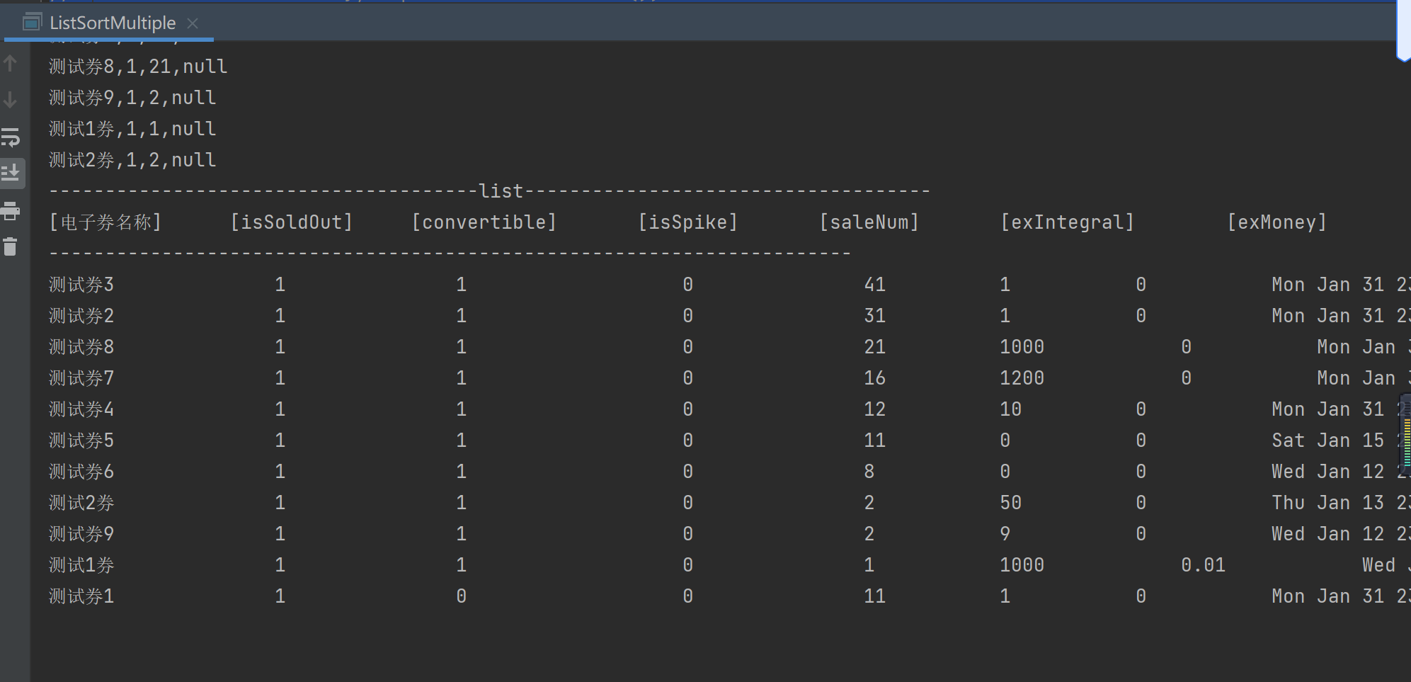JDK8 List＜T＞按照某字段分组、按照某字段排序、多字段排序_java list根据某个字段分组_12程序猿的博客-CSDN博客