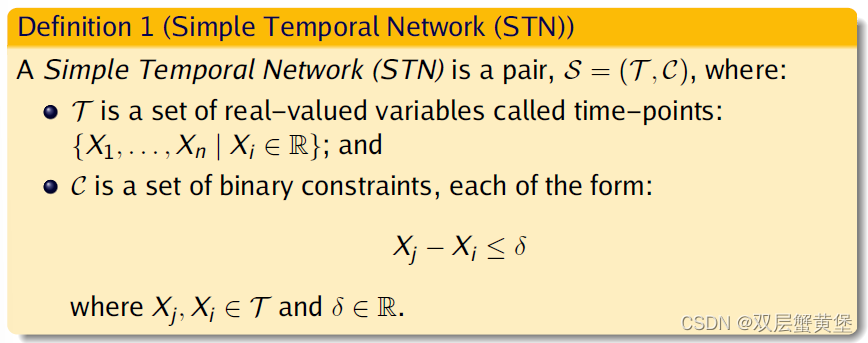 简单时态网络Simple Temporal Network：定义、表示形式、一致性检验及求解-CSDN博客