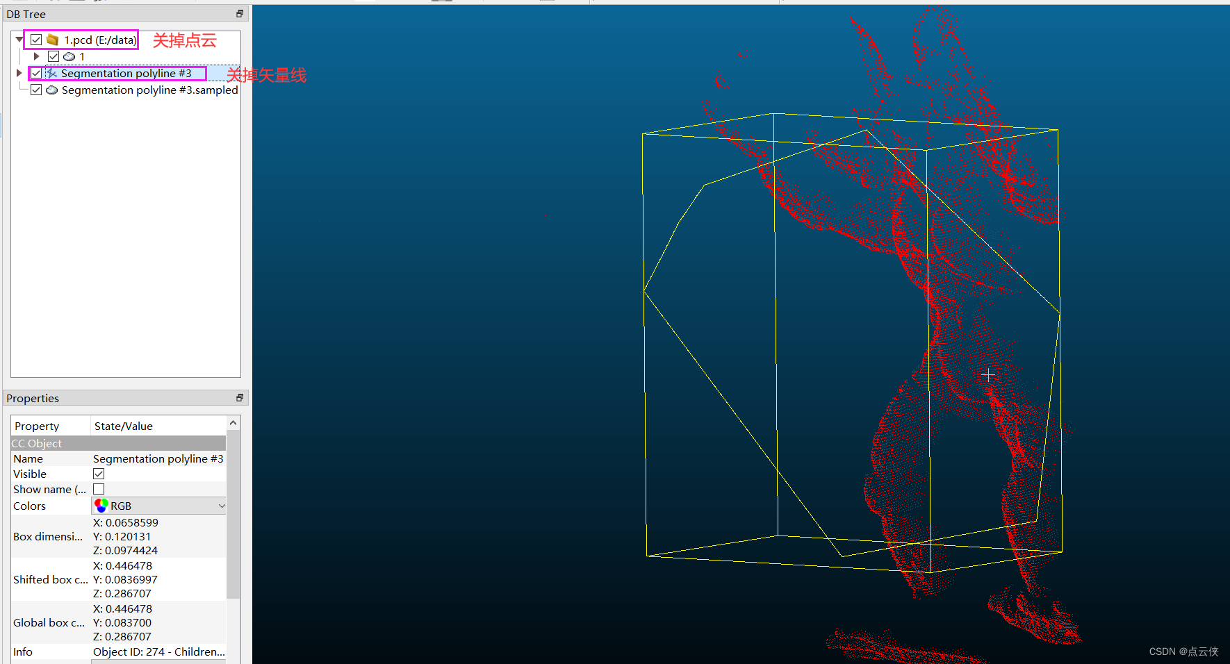 CloudCompare——矢量线采点_cloudcompare sample points原理-CSDN博客