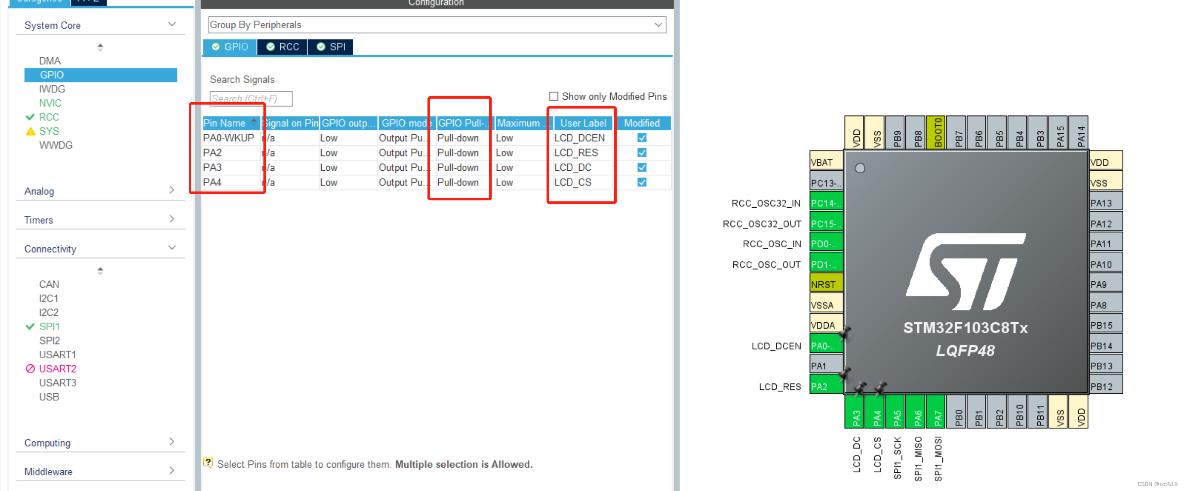 2：STM32CubeMX配置STM32F103C8T6驱动-SPI驱动_stm32f103c8t6怎么通过spi驱动dac芯片工作-CSDN博客