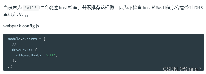 Vue Devserver Host检查配置starting Development Server Error Validationerr Csdn博客
