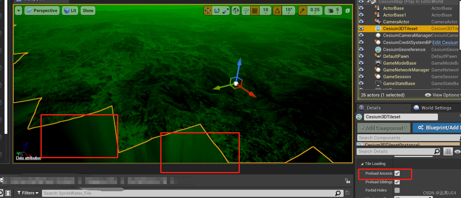 UE4 Cesium for unreal 零碎学习笔记-CSDN博客