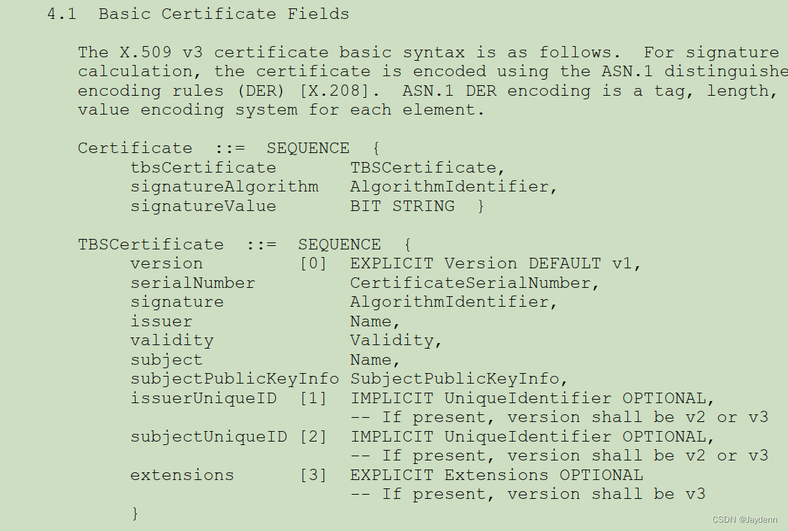 X509证书格式 112156101971501 Csdn博客 