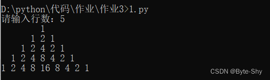经典数字金字塔合集——python解法python数字金字塔 Csdn博客 9863