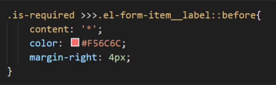 element form如何在 label 前面添加必填红星_element label必填-CSDN博客