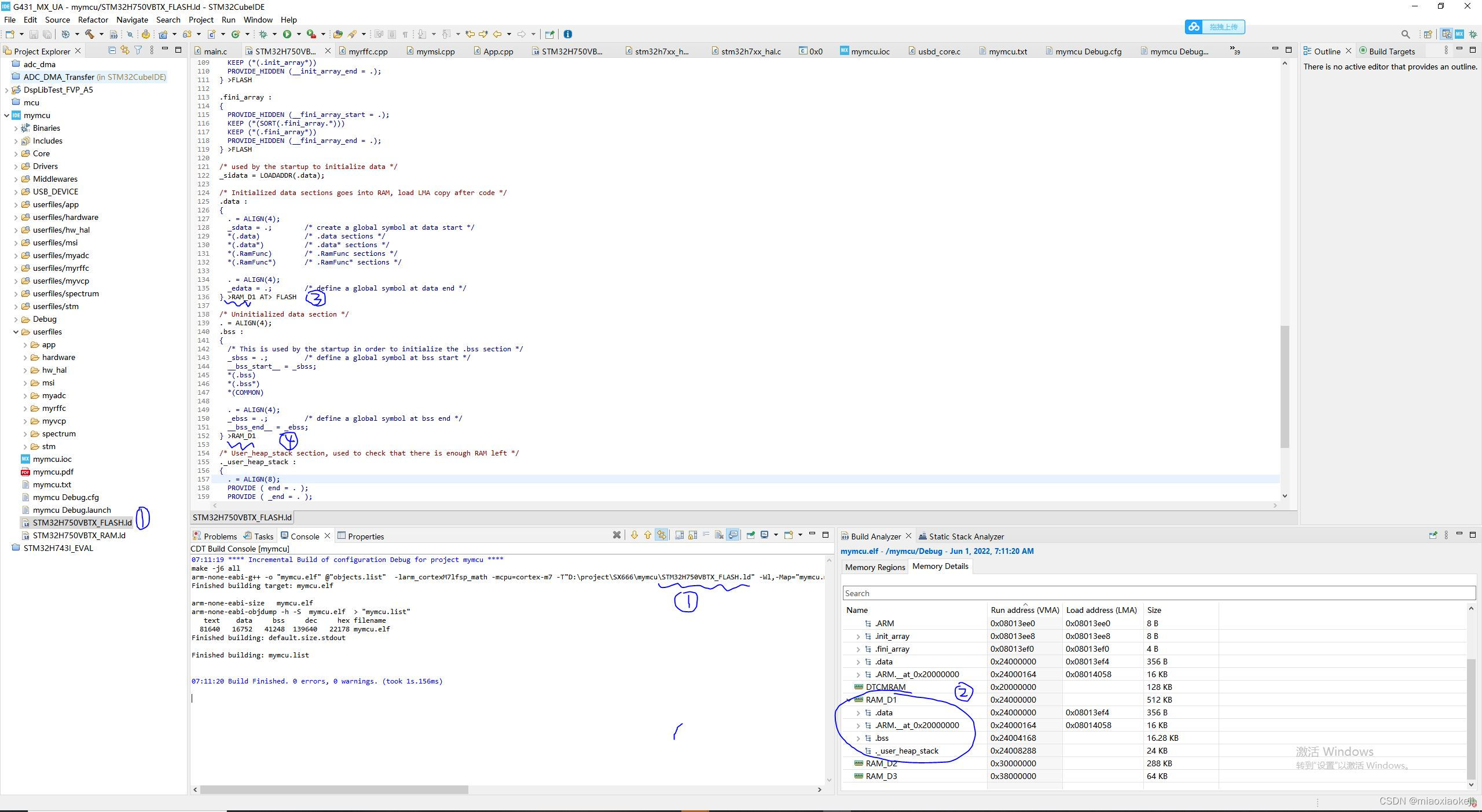 STM32H7 单片机使用DTCMRAM空间提升程序运行速度（STM32CubeIDE）_dtcm ram-CSDN博客