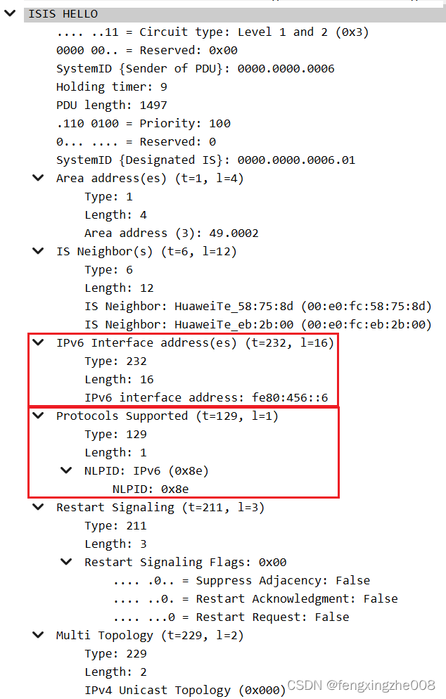 基于IPv6的OSPFv3/ISISv6-原理介绍+报文解析+配置示例-CSDN博客