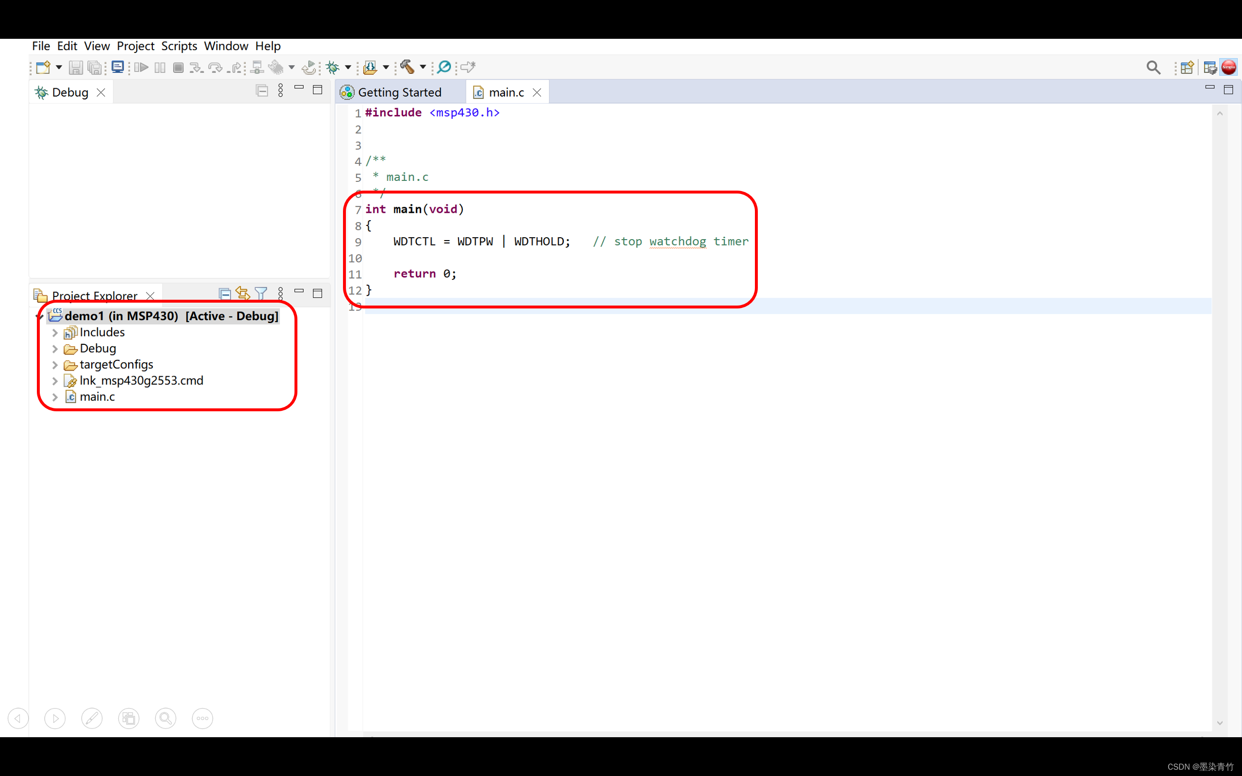 CCS新建工程(MSP430G2553)_ccs怎么建立msp430 driverlib项目模板-CSDN博客