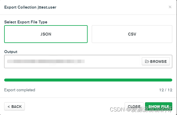 Mongodbcompass导出jsoncsv文件报错path Collision At De Remaining Portion Codemongodb Compass