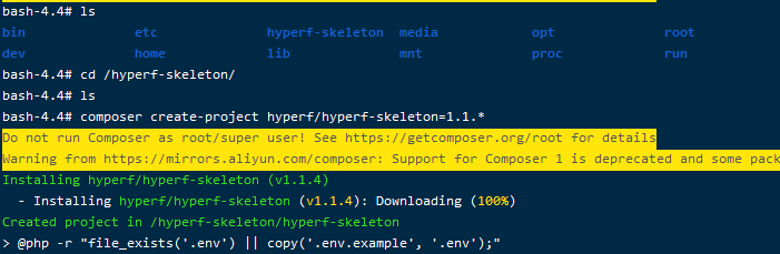 Docker 安装hyperf 流程 Docker Hyperf Csdn博客