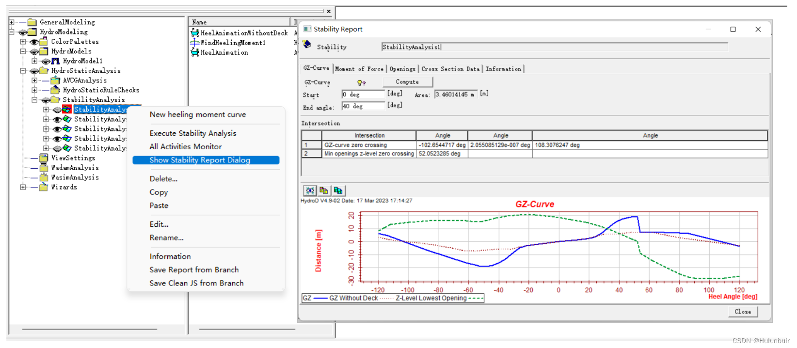 HydroD 实用教程（七）静水力分析_sesam稳性分析-CSDN博客