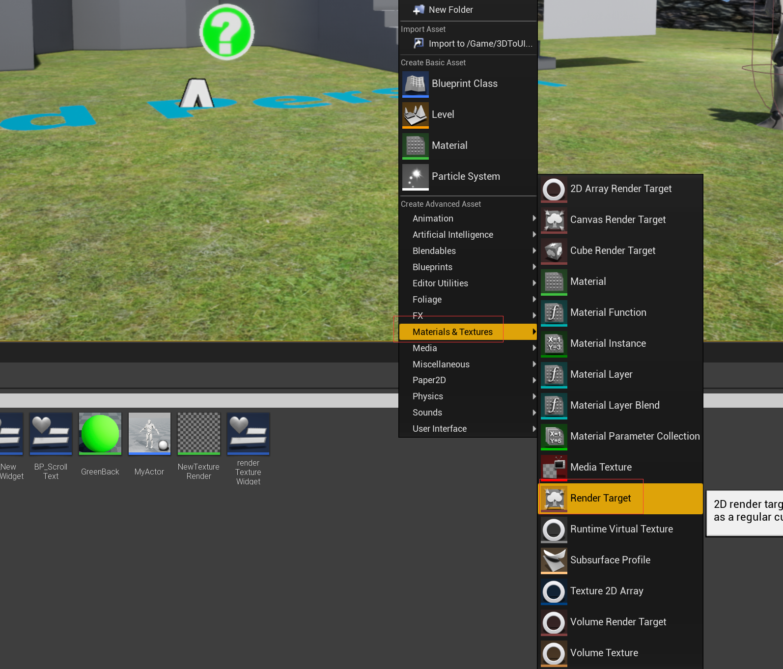 UE4 将3D模型映射到UI_ue display model on ui-CSDN博客