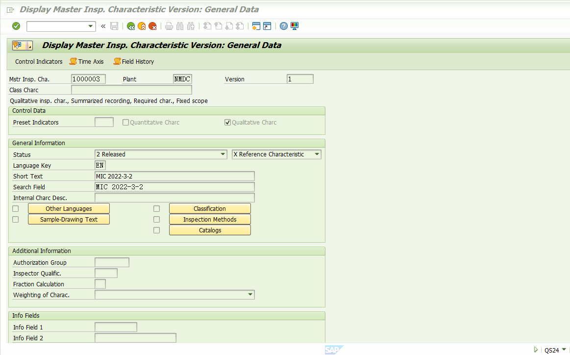 SAP QM初阶之QS26 - Where-Used List for Master Insp. Characteristic_sap itemwhereused-CSDN博客