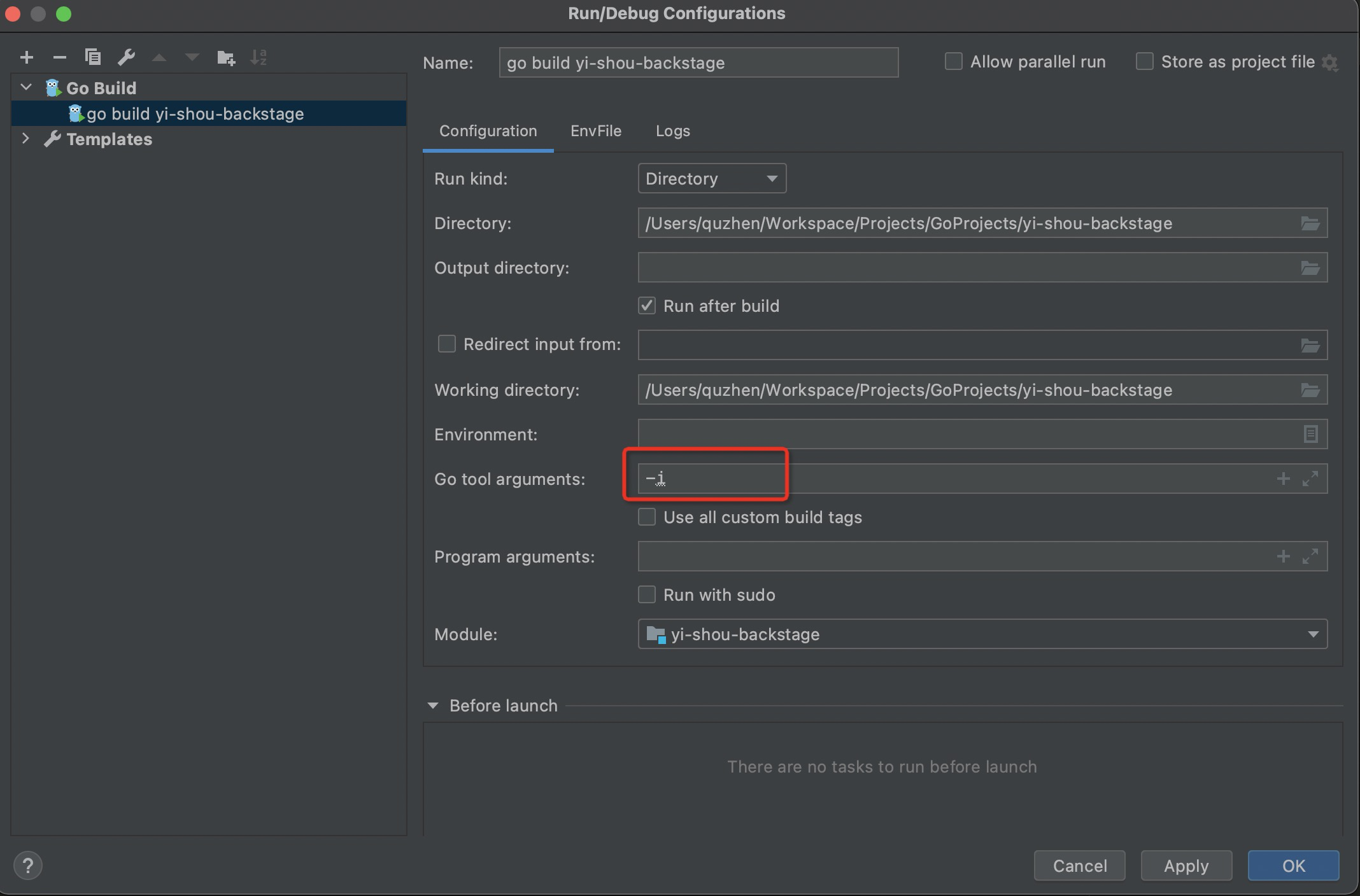goland点run按钮运行代码，报错 permission denied_goland permission denied-CSDN博客
