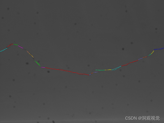 基于Halcon的XLD（亚像素轮廓）转为Region（像素区域）的算法代码（不改变原有XLD线条结构，支持多轮廓同时转换，且保留原有的连通性 ...