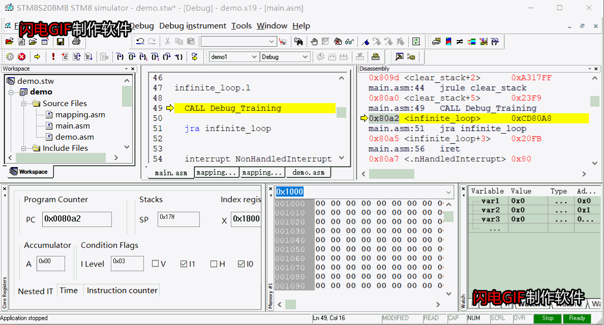 STM8汇编语言调试虚拟环境搭建及举例说明(附源码)_stm8编译器_宝玉飞的博客-CSDN博客