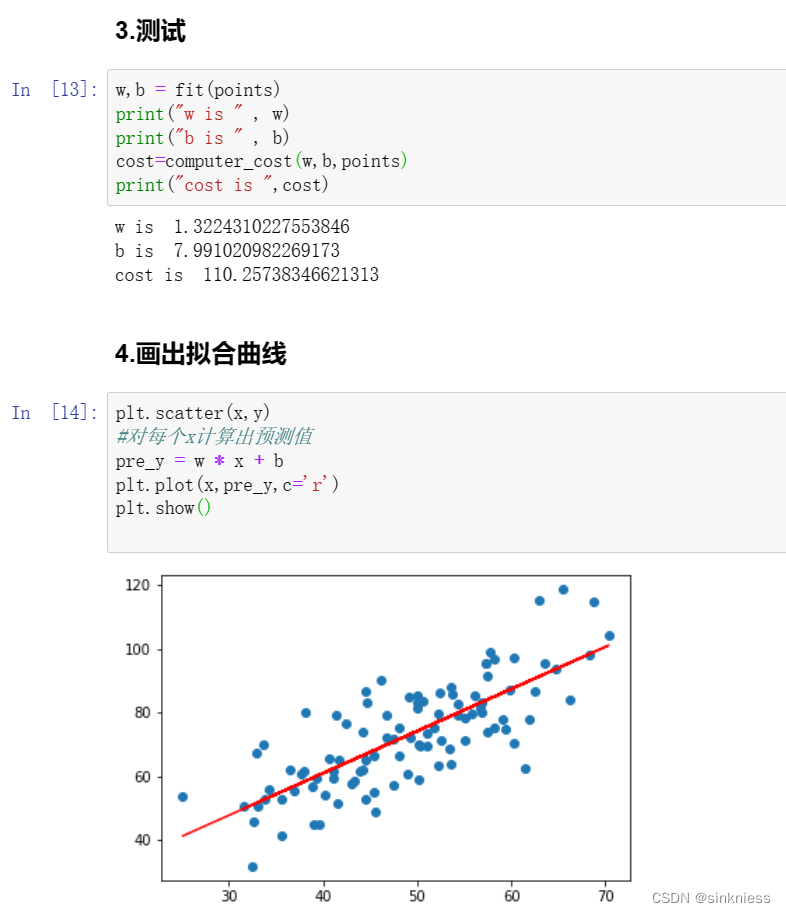 线性回归最小二乘法 Csdn博客 