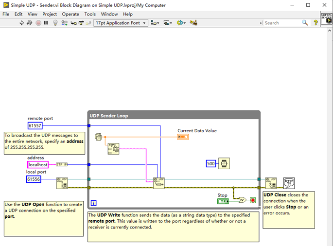基于LabVIEW搭建UDP实验_labview udp通信-CSDN博客