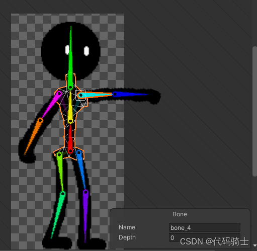 Unity笔记（3）：Make Character Bone【2D】_unity bone-CSDN博客