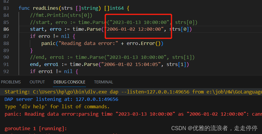 Go 解析日期格式， 简单解决 parsing time xx as xx: cannot parse xx as xx OR month/hour out of range_go 动态解析 ...