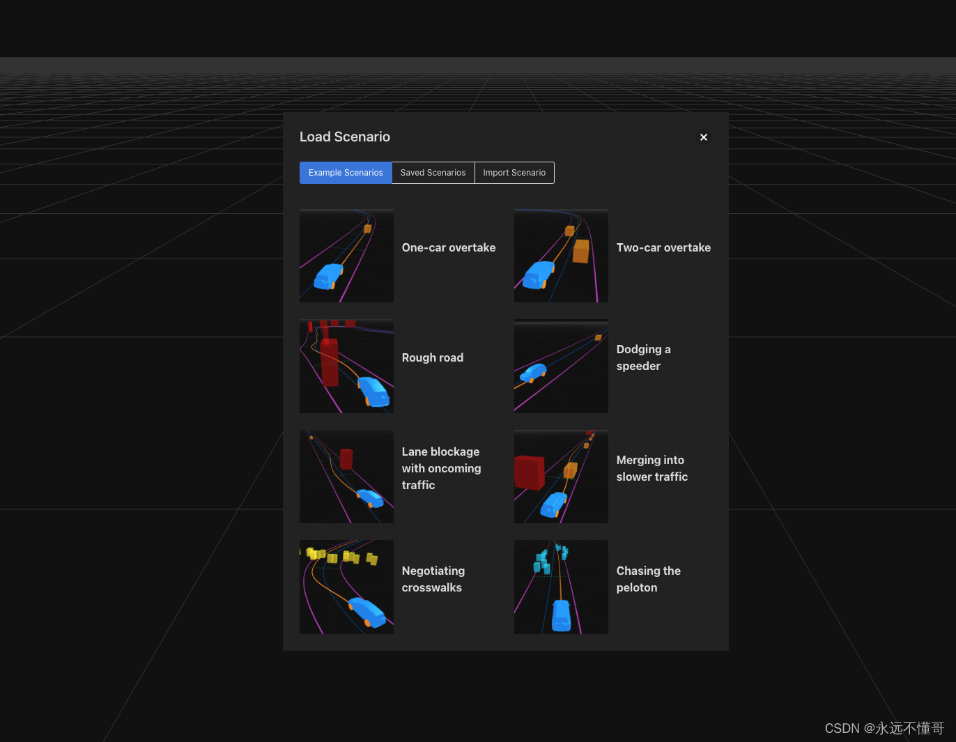 【dash 】一款基于three.js实现的web端无人驾驶、自动驾驶 模拟仿真 simulator_vue2.0 + threejs 汽车自动驾驶-CSDN博客