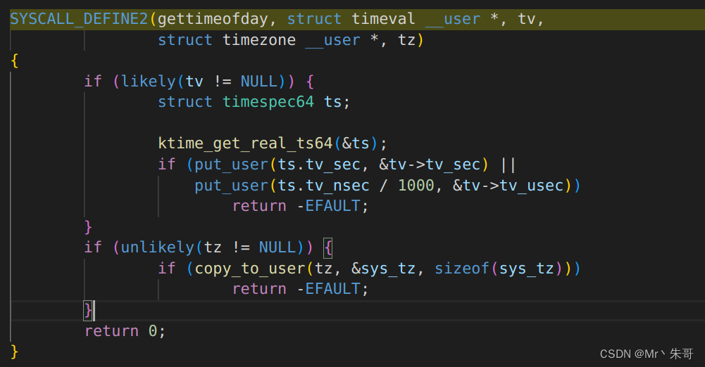 分析 time/gettimeofday 系统调用在 ARM64 Linux 中的执行过程_内核实现gettimeofday 64位-CSDN博客