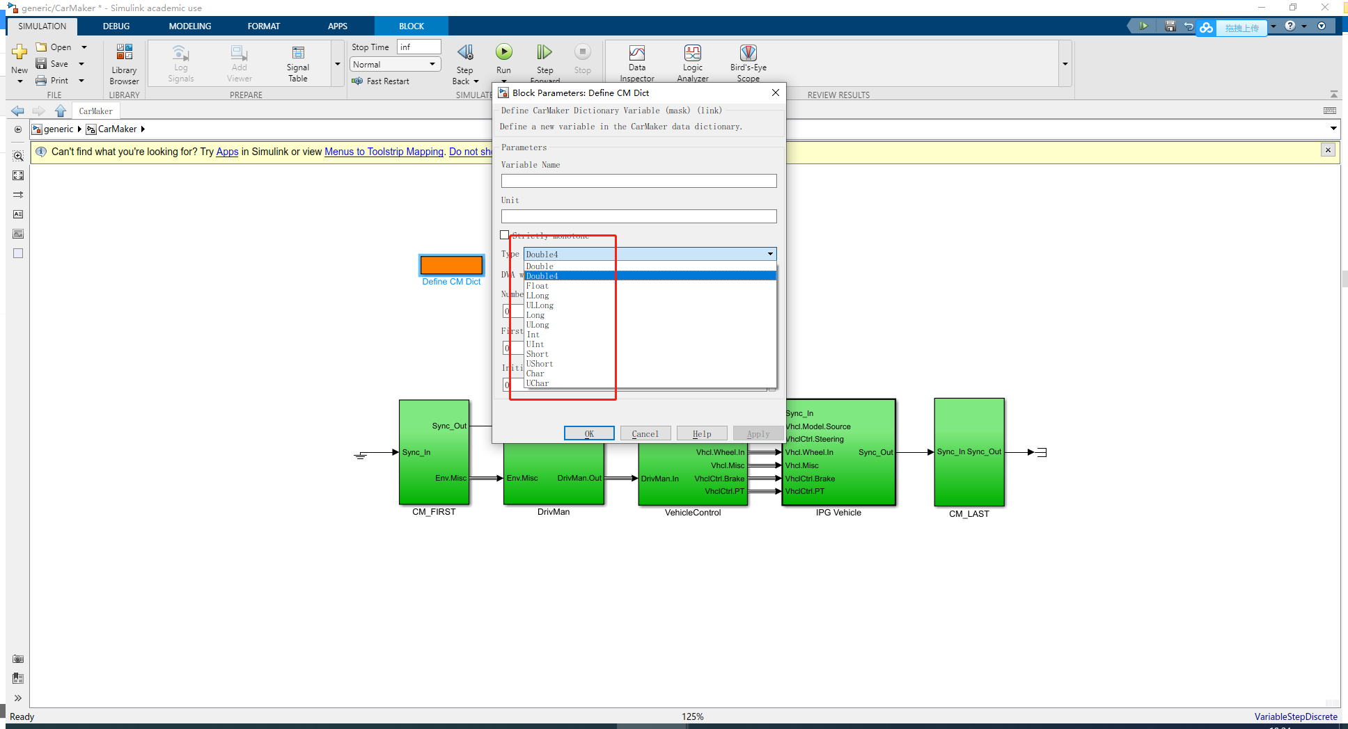 【CarMaker学习笔记】Simulink内的子模块详细介绍_simulik中read cm-CSDN博客