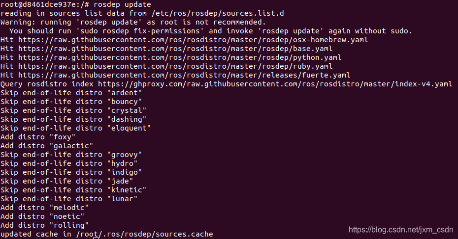 解决 Rosdep Update 超时问题 The Read Operation Timed Out Error Rosdep Experienced An Error The