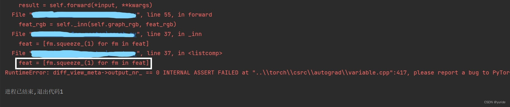 Runtimeerror Diffviewmeta >outputnr 0 Internal Assert Failed At Torchcsrc