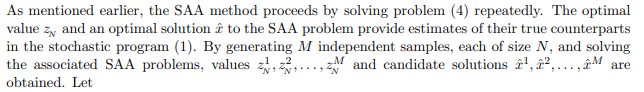 Sample average approximation(SAA)_saa算法-CSDN博客