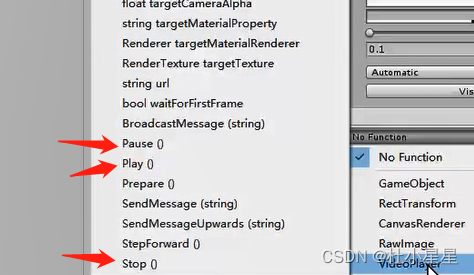 播放视频 unity使用rawimage控制视频，包括暂停，继续，跳过等；调整视频尺寸，解决视频无声音的情况_unity 播放视频没有声音-CSDN博客