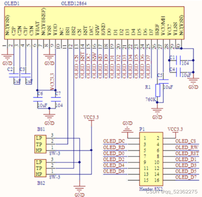 使用stm32实现oled屏显stm32 Oled屏程序 Csdn博客 