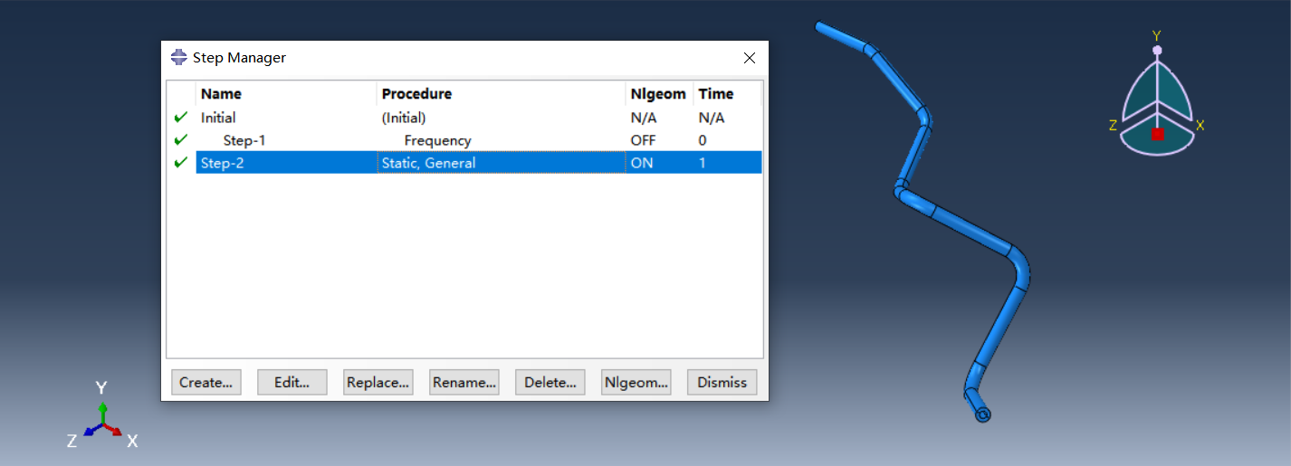 Abaqus 空间管路 自动化建模与分析_abaqus stacking direction-CSDN博客