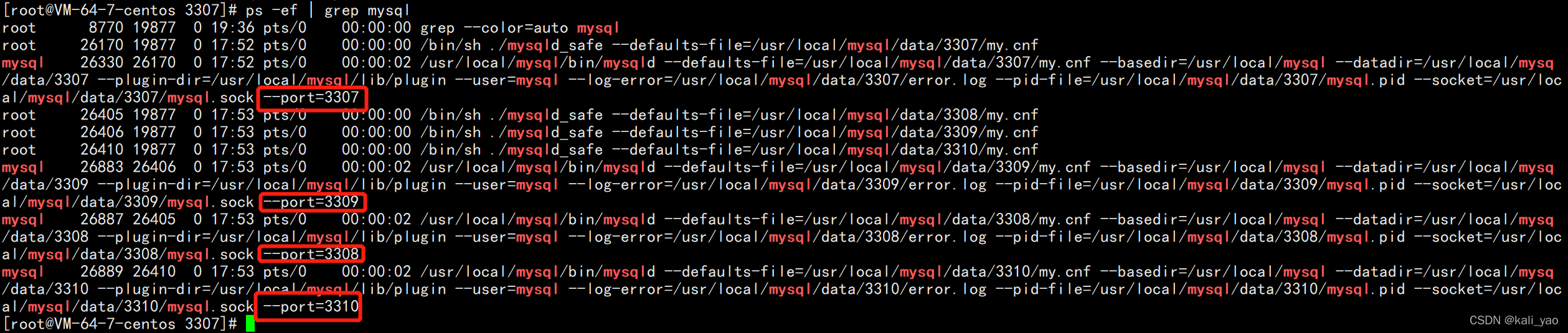 Mysql多实例(三种方法) Csdn博客