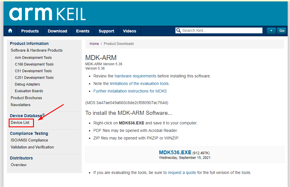 如何从keil官网下载keil软件安装包和板级支持包-CSDN博客
