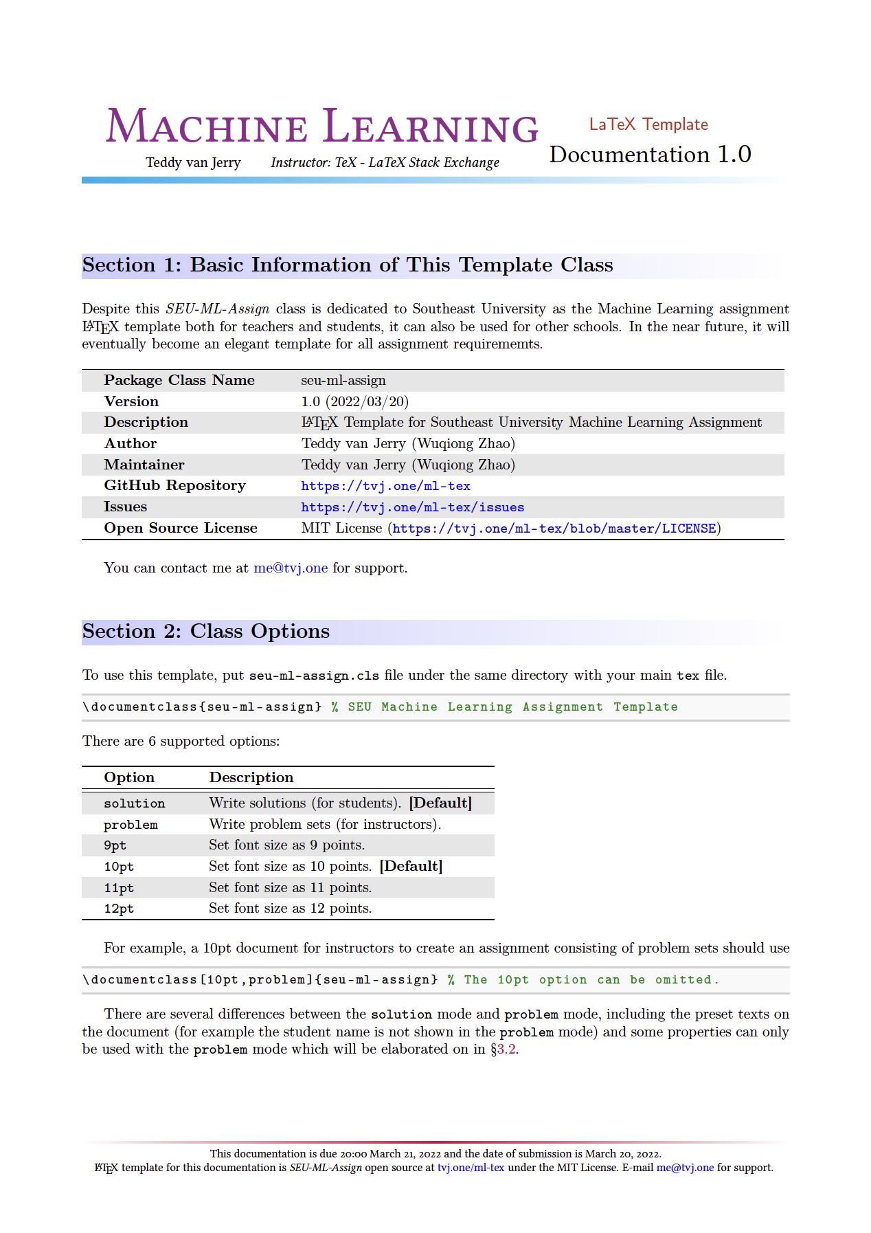 【LaTeX】 SEU-ML-Assign：东南大学机器学习课程作业 LaTeX 模板-CSDN博客