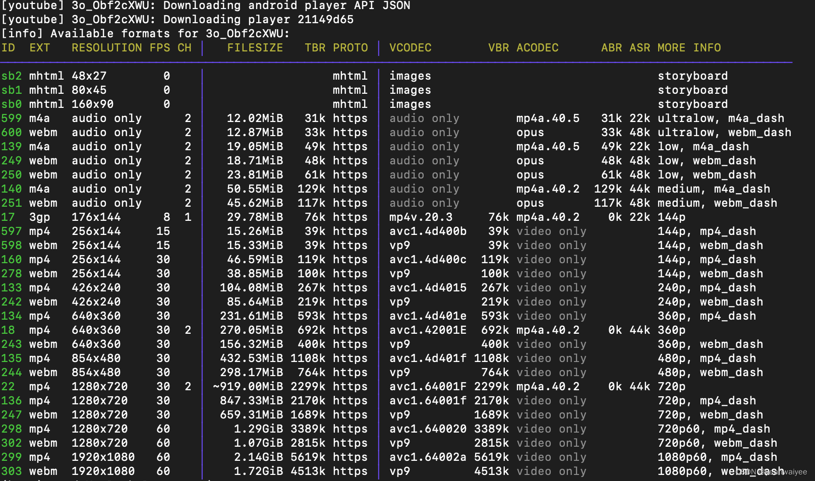 开源yt-dlp的mac安装_yt-dlp mac-CSDN博客