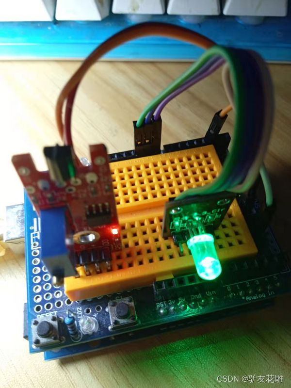 【雕爷学编程】arduino动手做(11) Ky 036金属触摸传感器模块之顺序点亮红灯、绿灯和蓝灯及测试触摸产生的电压值指纹传感器控制led灯的编程 Csdn博客