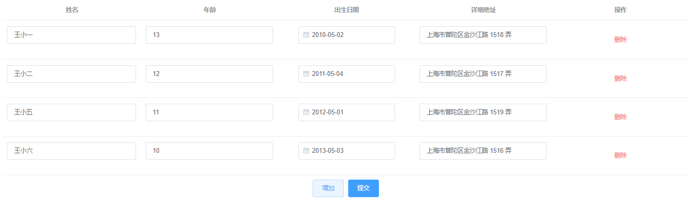 elementui笔记：el-table添加一行可输入的空行or删除一行记录_el-table 点击新增一行-CSDN博客