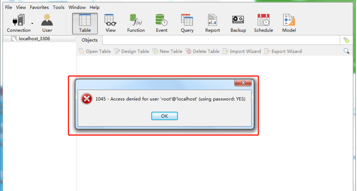Navicat Premium 报1045-Access denied for user ‘root‘@‘localhost‘(using password:YES)错误，解决方法 ...