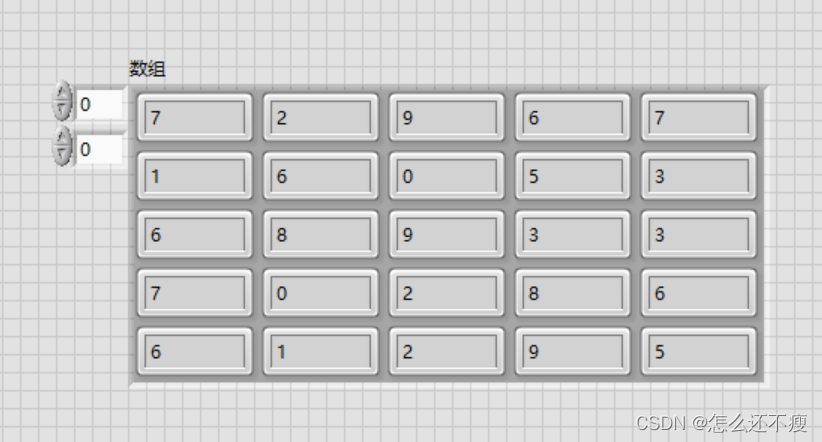 Labview基础（一）数组labview 数组 Csdn博客 